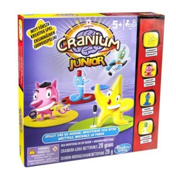 Cranium Junior brætspil - Sjov børnebrætspil fra Hasbro.