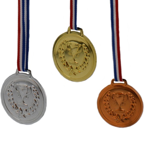 Medalje sæt - Så der er medaljer til nr. 1, 2 og 3.