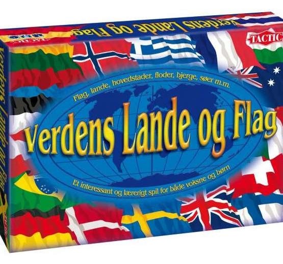 BRÆTSPILLET VERDENS LANDE OG FLAG - Sjov brætspil fra Tactic